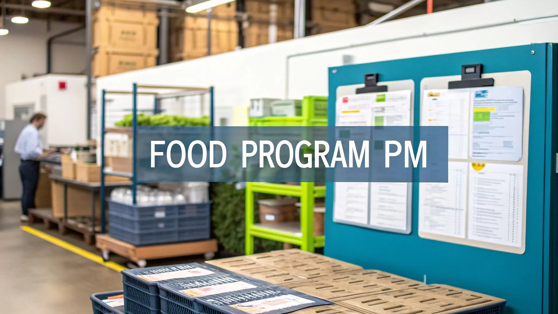 Learn commercial project management for Food Program Success